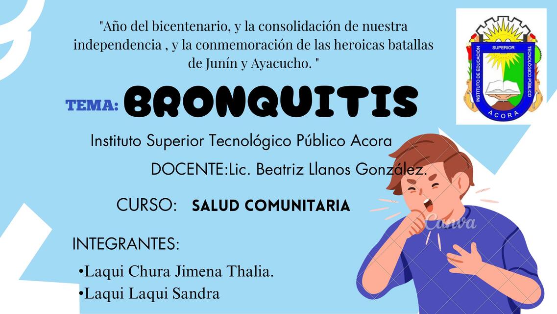 Flashcards de Bronquitis | Por Jimena | uDocz