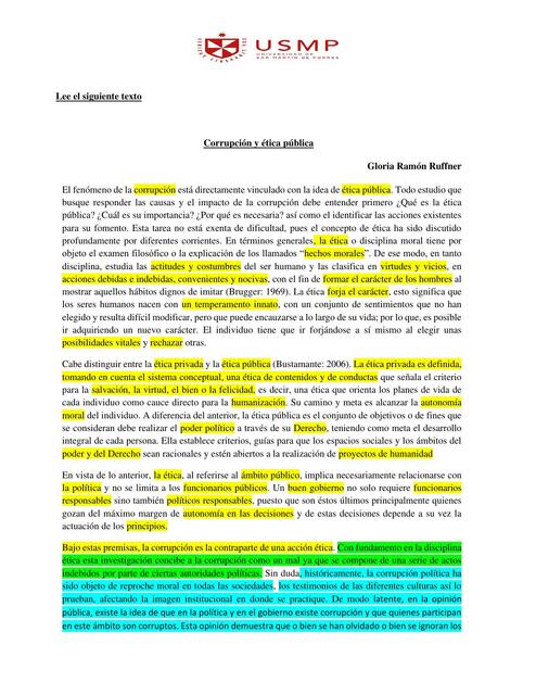 Corrupcion Y Etica Publica Tiroxina Med рџ є Udocz