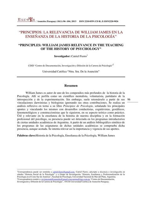 3 3 Lectura William James | leonardo | uDocz