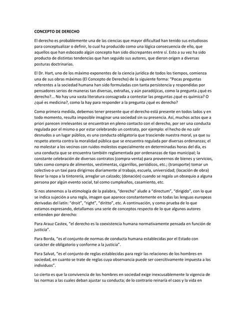 CONCEPTO DE DERECHO | Ana Gisela Mercado | uDocz