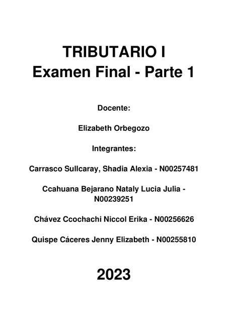 examen final parte 1 | Shadia | uDocz