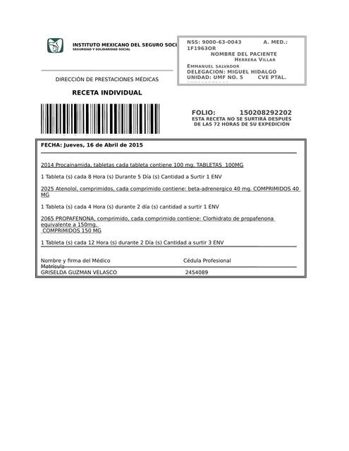 Justificante Medico | Fernando Gomez | uDocz