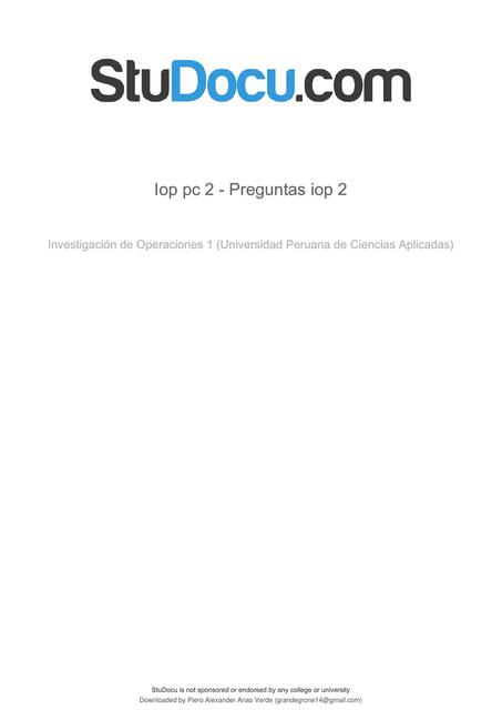 iop pc 2 preguntas iop 2 | piero fernando | uDocz