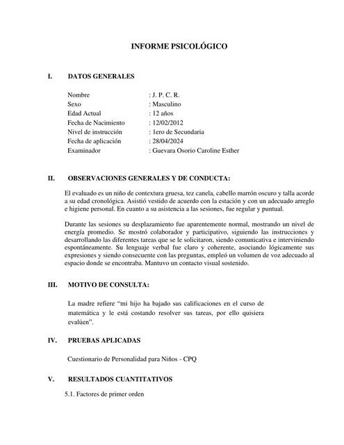 caso CPQ Modelo informe CPQ1 233 | Caroline Guevara | uDocz