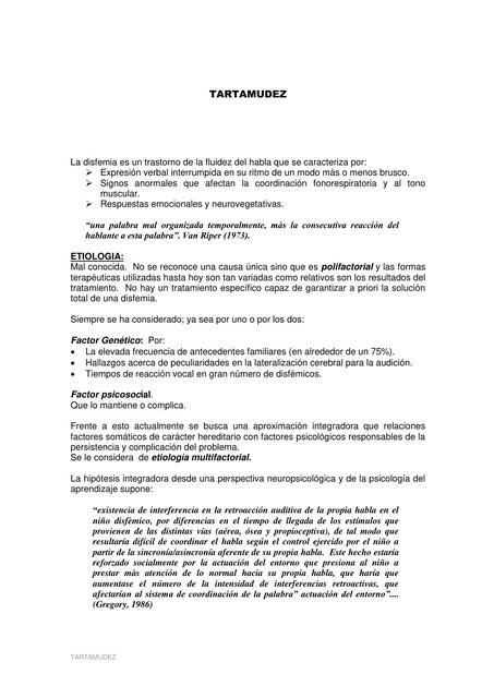 TARTAMUDEZ Separata | A | uDocz