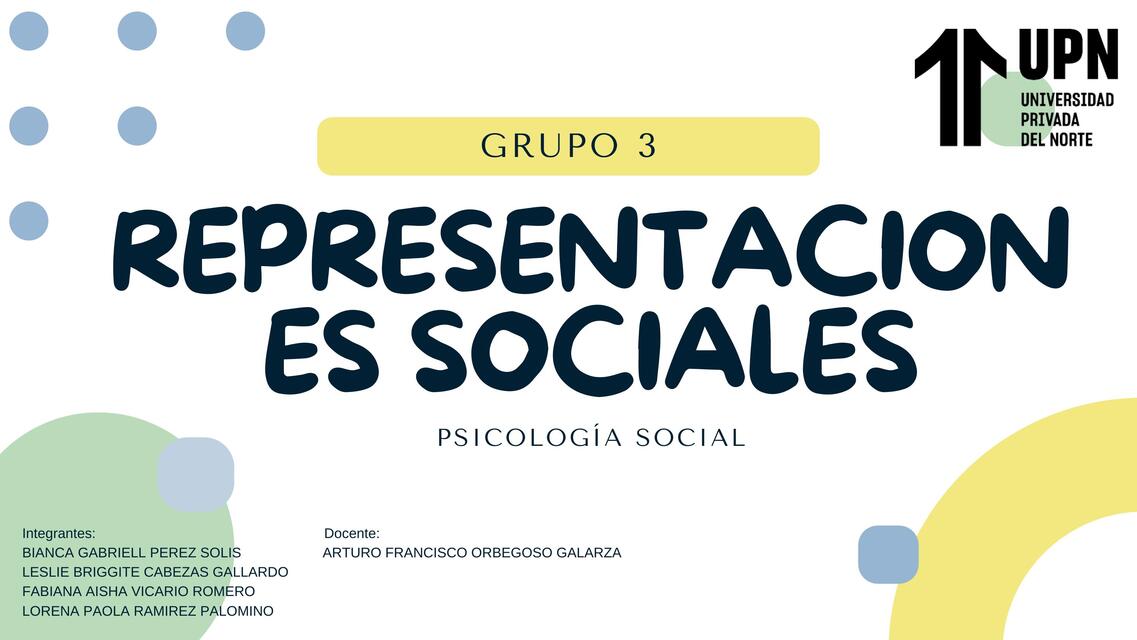 Representaciones sociales 1 | Lorena | uDocz
