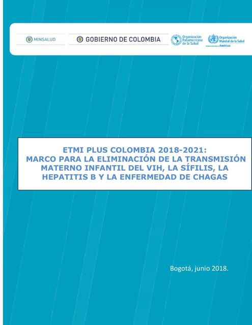 eliminacion transmision materno infantil vih sifil | Caro | uDocz