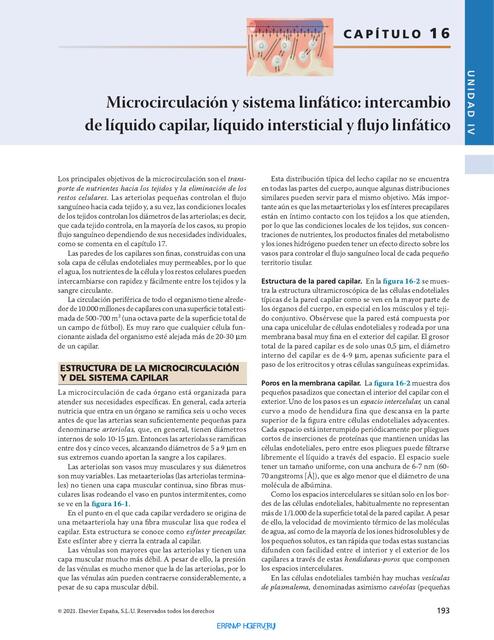 Guyton y Hall Capitulo 16 | Sebas Guev | uDocz