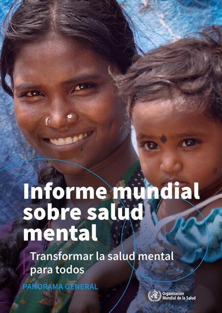 Informe Mundial sobre Salud Mental OMS OPS | Aimarquijada | uDocz