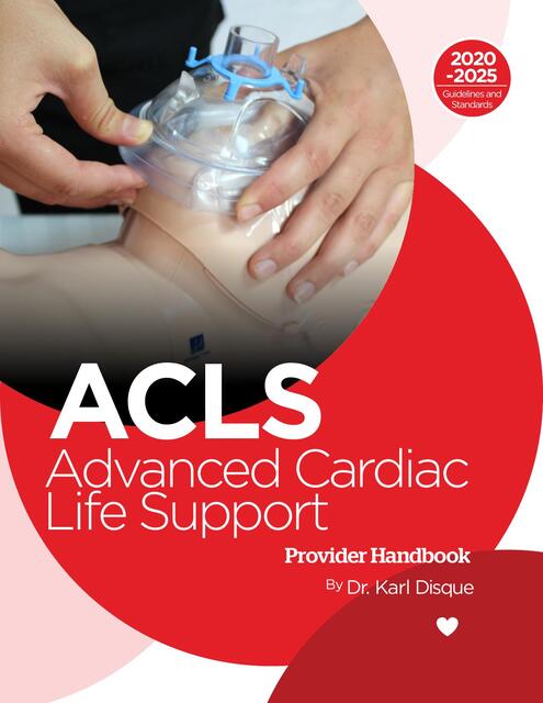 ACLS Advanced Cardiac Life Support Manual del prov | Aimarquijada | uDocz