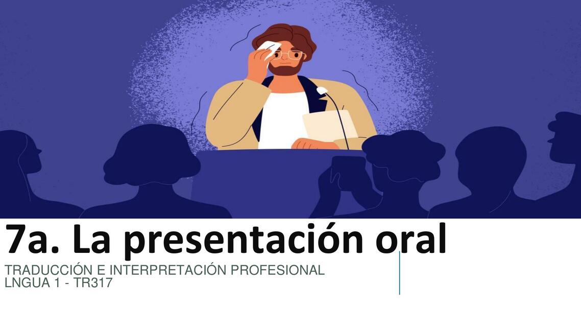 Resúmenes de Presentación oral | Descarga apuntes de Presentación oral