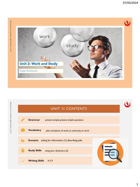 Flashcards de 1 Unit 2 lesson 1 | Por Pablo | uDocz