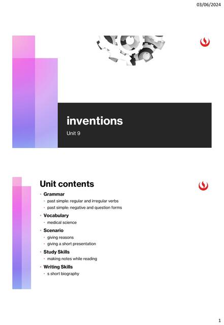 1 Unit 9 lesson 1 | Pablo | uDocz