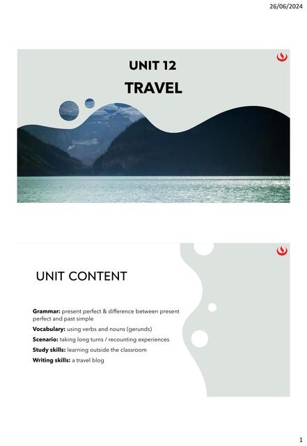 1 Unit 12 lesson 1 | Pablo | uDocz