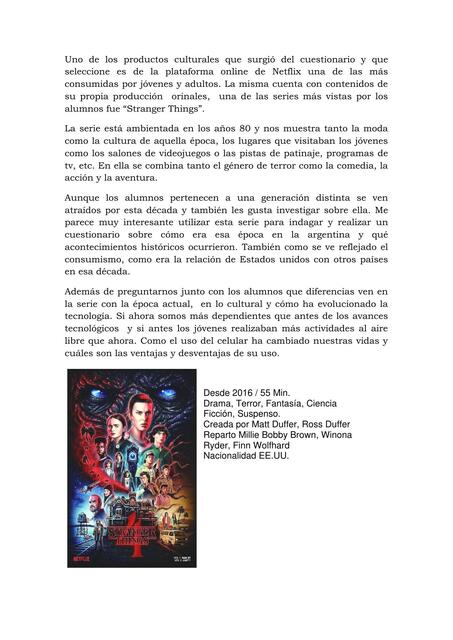 Strnger Things y su influencia | Gabris | uDocz