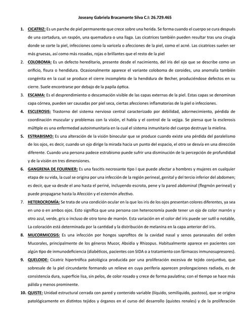 Glosario | cielo | uDocz