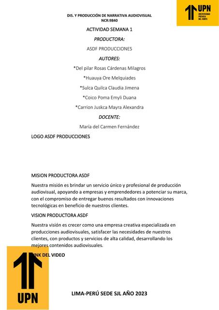 ACTIVIDAD SEMANA 1 | jimena | uDocz