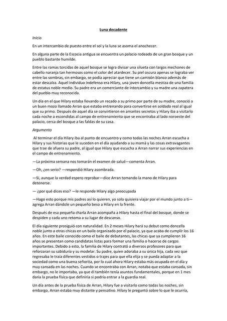 Luna decadente T2 CLAUDIA JIMENA SULCA QUILCA | jimena | uDocz