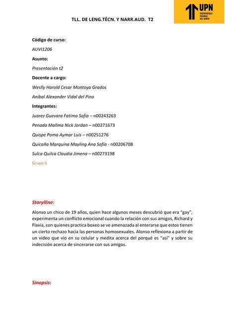 T2 grupo 6 | jimena | uDocz