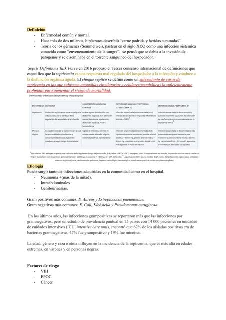 SEPSIS | Silvana Castaño | uDocz