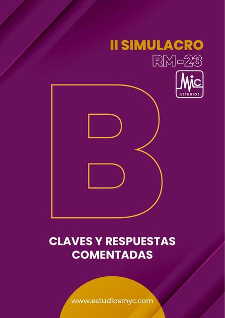 2 SIMULACRO B | Conceptosmedicina | uDocz