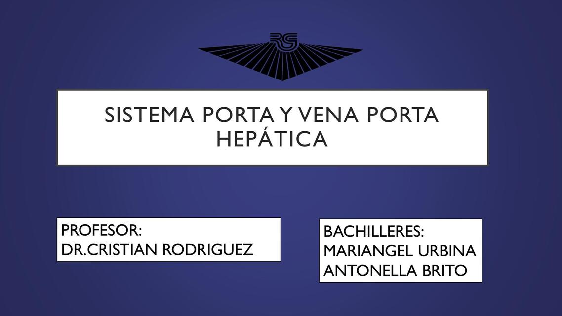 Sistema porta y vena porta hepatica | Pedro | uDocz