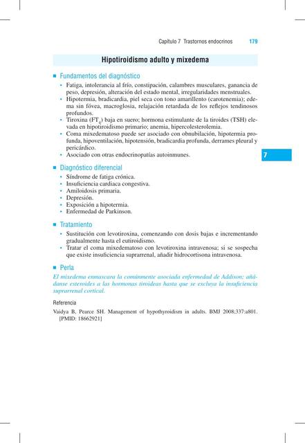 Hipotiroidismo adulto y mixedema | Full ciencia | uDocz