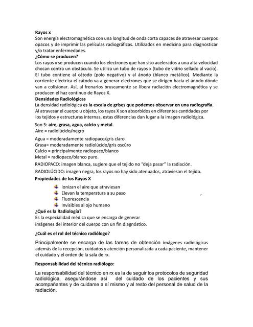 Exámen de Radiología | Sol Almada | uDocz