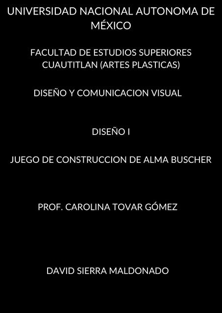 Exposición sobre Alma Buscher y su paso por Bauhaus | DAVID SIERRA | uDocz