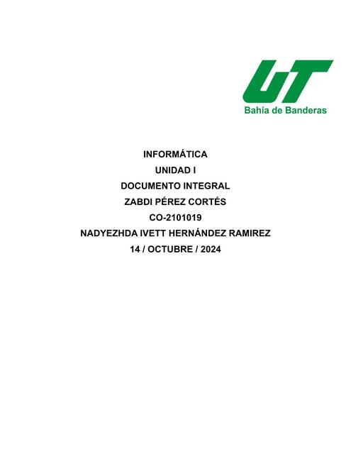 UTBB 1 | Zabdi | uDocz