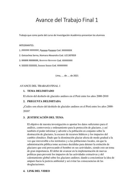 Avance del Trabajo Final estadística | xiomara | uDocz