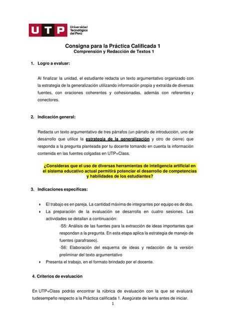 S06 s2 PC1 Redaccion | Sebitas | uDocz