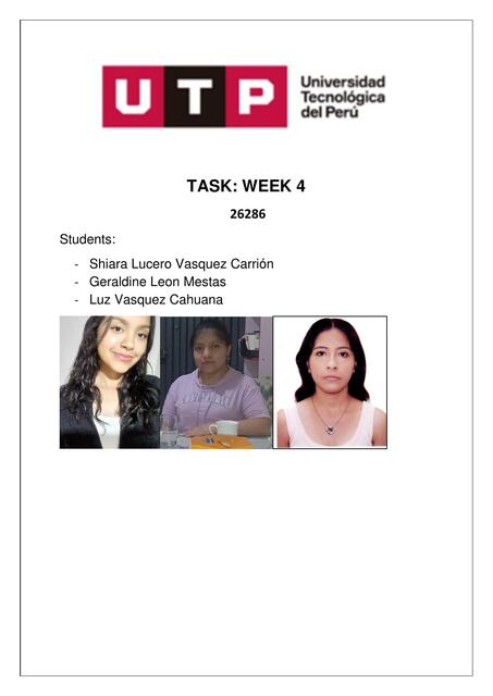 Week 4 Writing A day off! PA2 | Luz Cristina Vasquez Cahuana | uDocz