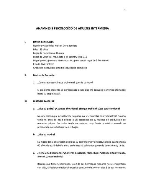 PSICOLOGIA DEL DESARROLLO AVANCE DE LA TAREA FINAL | Anna | uDocz