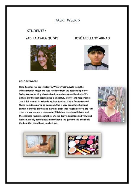 TA2 INGLES week 9 1 | Yadira | uDocz