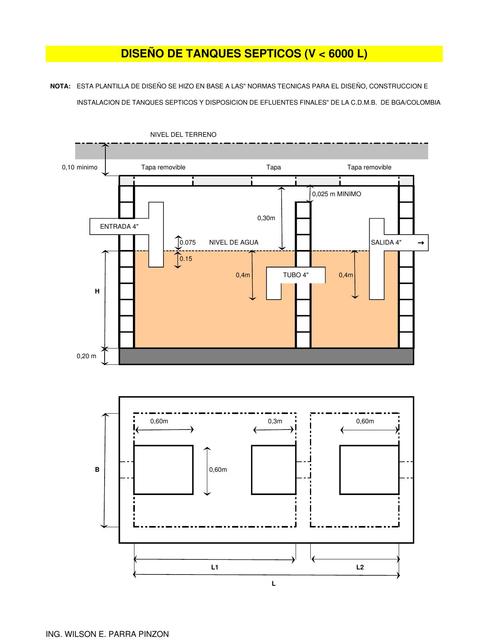 Resúmenes de Tanque séptico | Descarga apuntes de Tanque séptico