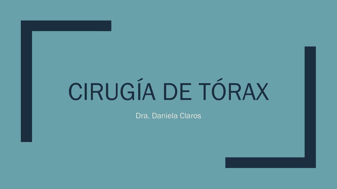 cirugia de torax | Rubi Apaza | uDocz