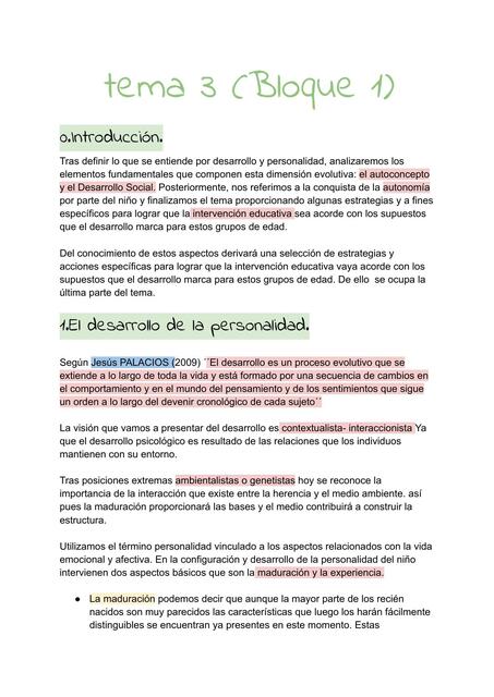 Resumen tema 3 | Sara | uDocz