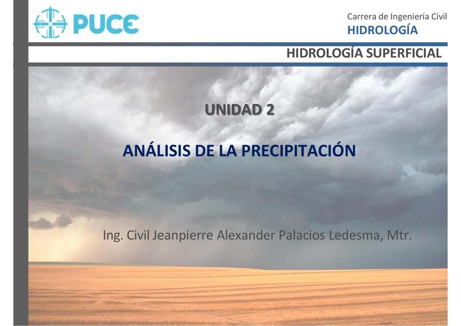 Tema 2 Análisis de precipitación | Top Videos | uDocz
