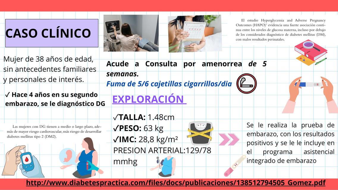 Caso Clínico Diabetes Gestacional | Renzo La Cruz | uDocz