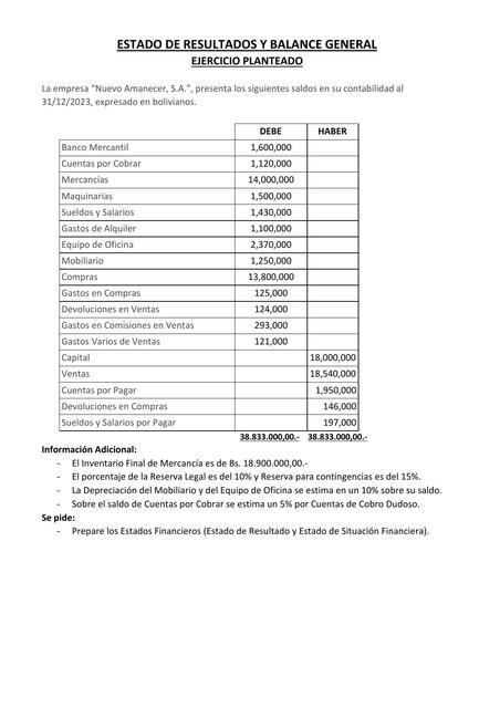 EERR BCE GRAL Ejercicio 21 10 | Eduviges | uDocz