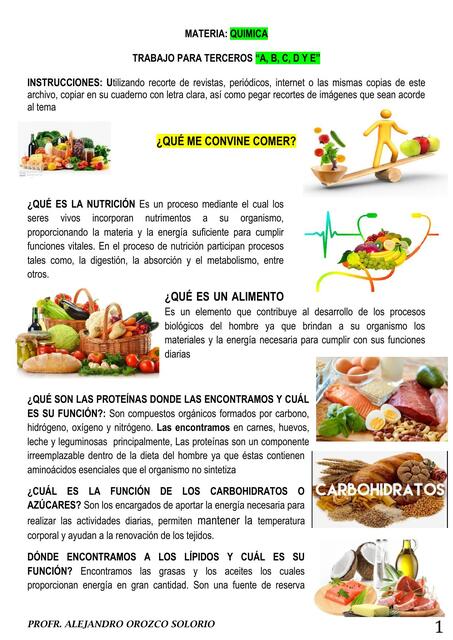 QUE ME CONVIENE COMER | ALEJANDRO Orozco | uDocz