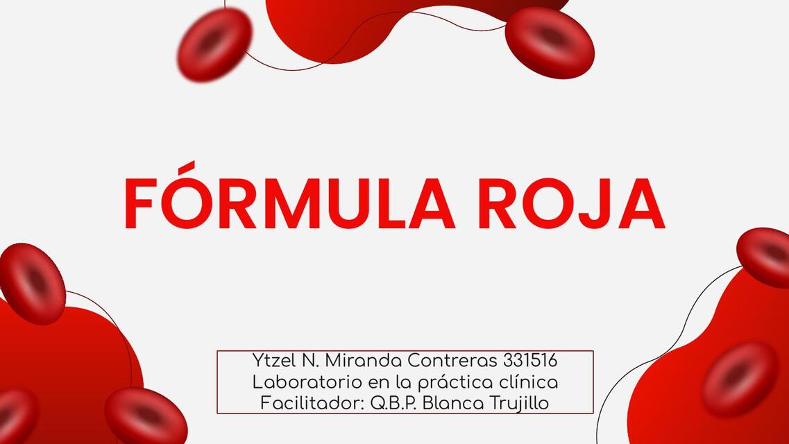 Fórmula Roja | Vick Hdez | uDocz
