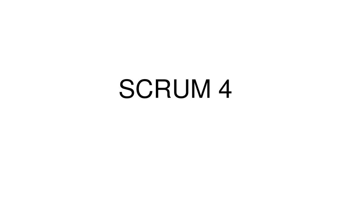 SCRUM 4 | José Ignacio | uDocz