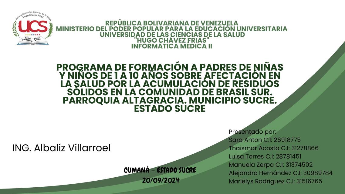 presentación | Working | uDocz