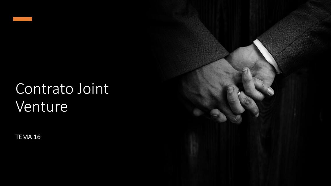 TEMA 16 Contrato Joint Venture | | uDocz