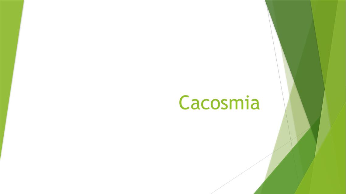 Cacosmia | Jose Marciaga | uDocz