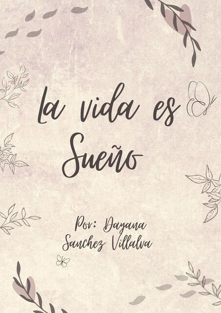 Para hacer el análisis literario de La vida es sue | Lazaro elias | uDocz