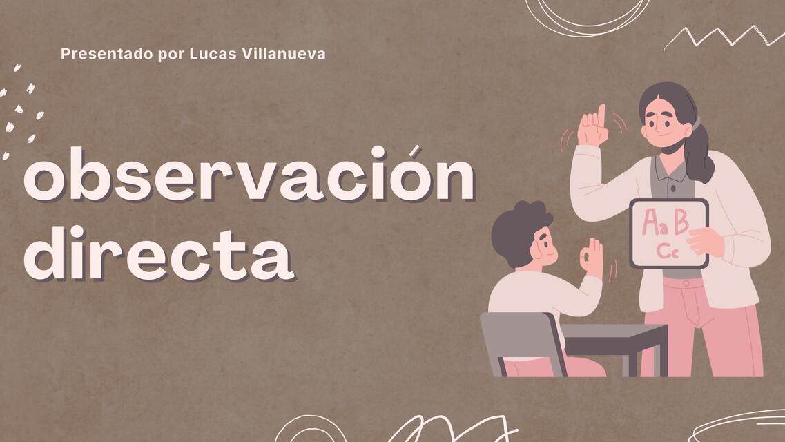 Observación directa | rocio | uDocz