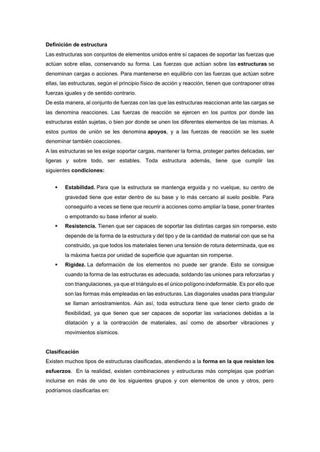 Definición de estructura | TATIANA LIZBETH GARAY ESPINOZA | uDocz